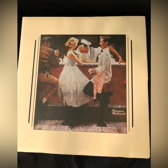 Norman Rockwell | Art | Norman Rockwell After The Prom At The Diner ...